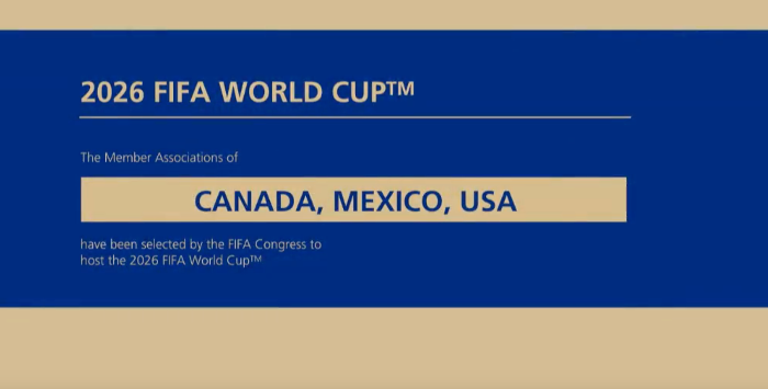 USA, Canada and Mexico announced as hosts of 2026 FIFA World Cup ...