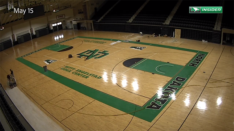 Betty Engelstad Sioux Center Floor Redesign Timelapse | Stadia Magazine