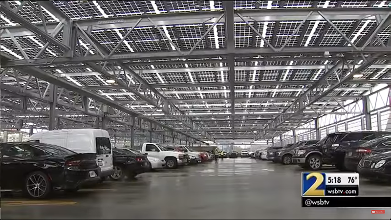 Mercedes-Benz Stadium solar panels | Stadia Magazine