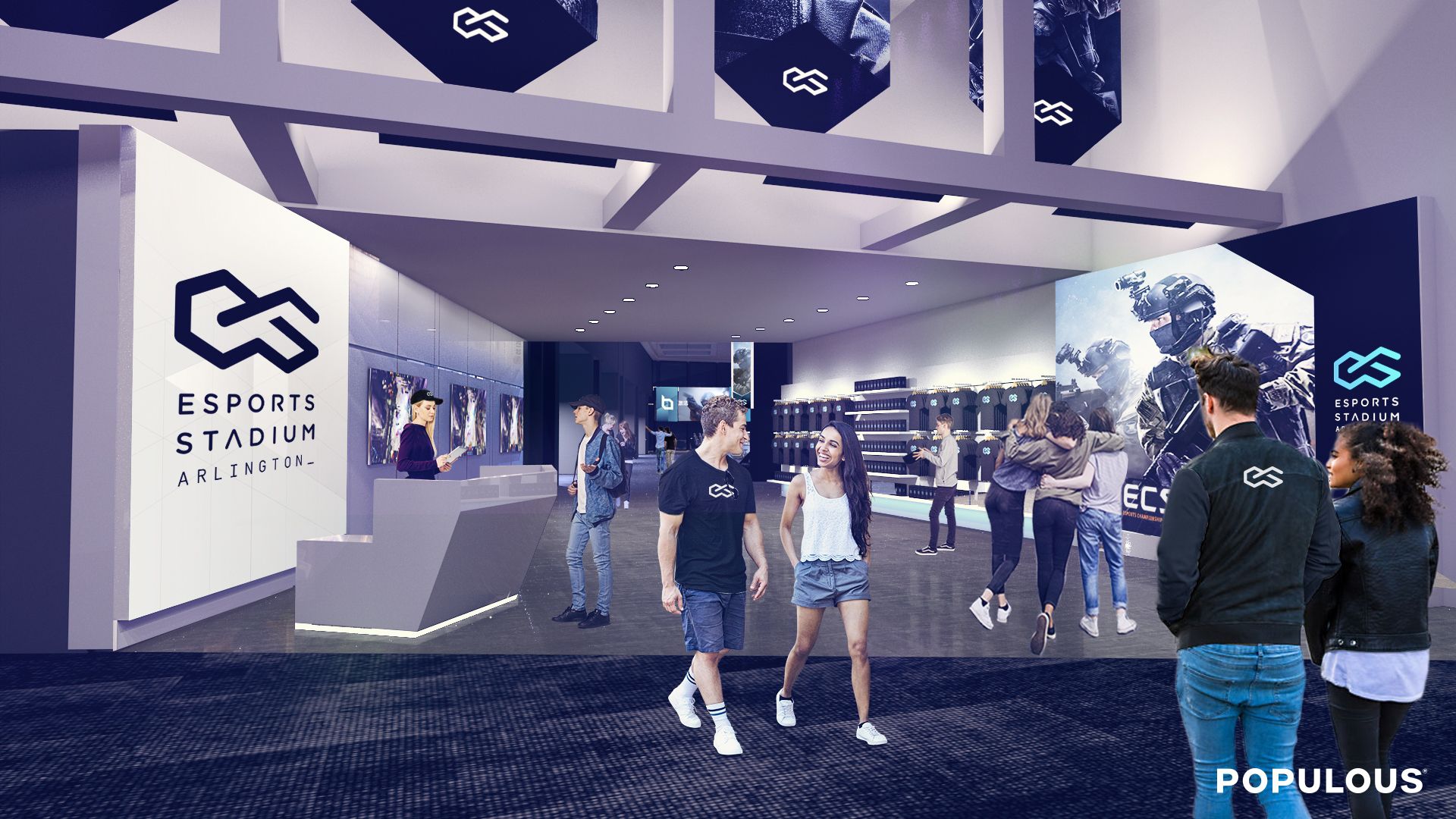 New images of America’s largest e-sports stadium revealed ahead of its ...