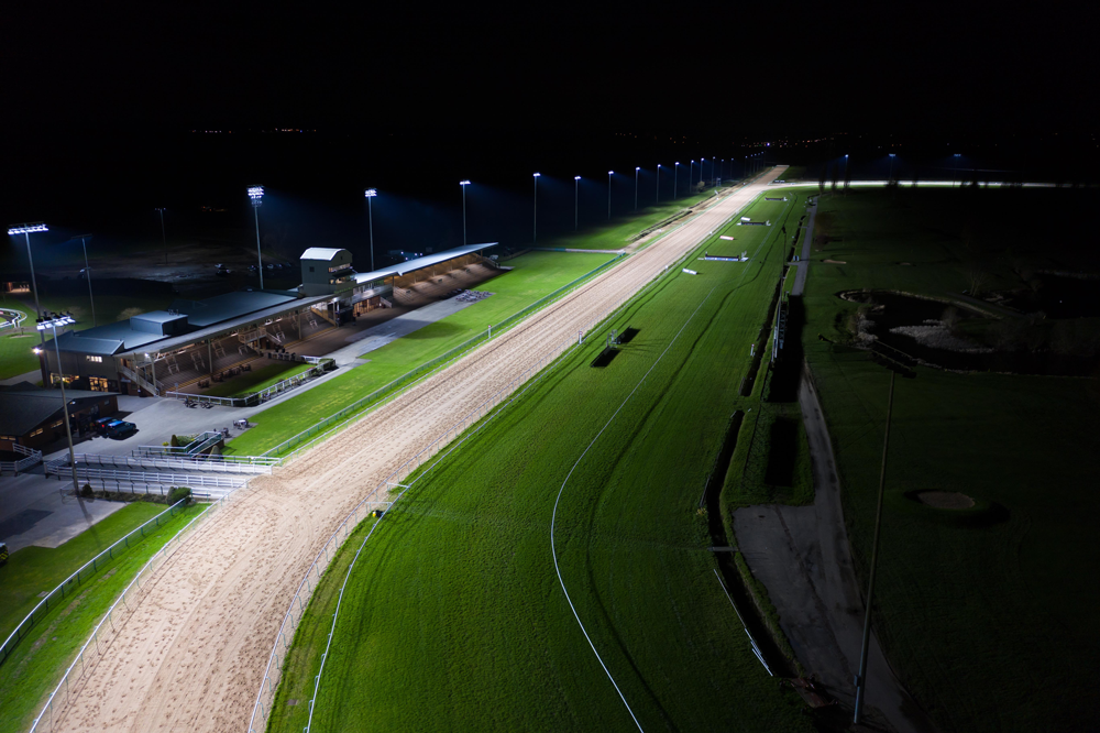 Europe’s first racecourse to switch on LED technology lighting | Stadia ...