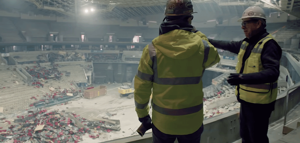 New Arena construction | Stadia Magazine