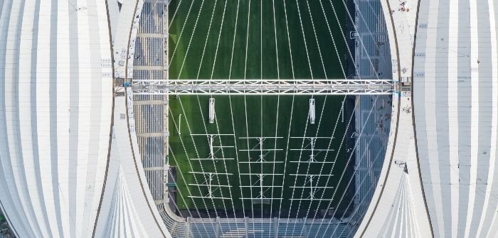Qatar’s new Al Janoub Stadium welcomes fans for first time | Stadia ...