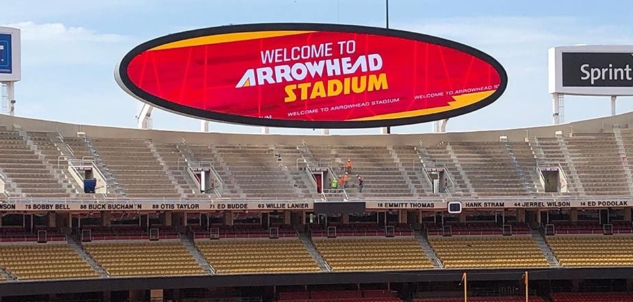 Arrowhead Stadium upgrades videoboard with NFL’s first HDR display ...