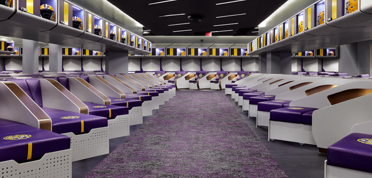 LSU football unveils state-of-the-art locker room | Stadia Magazine