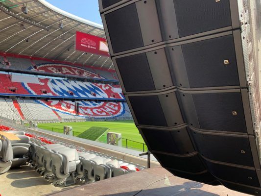 Installing a new audio system at Allianz Arena | Stadia Magazine