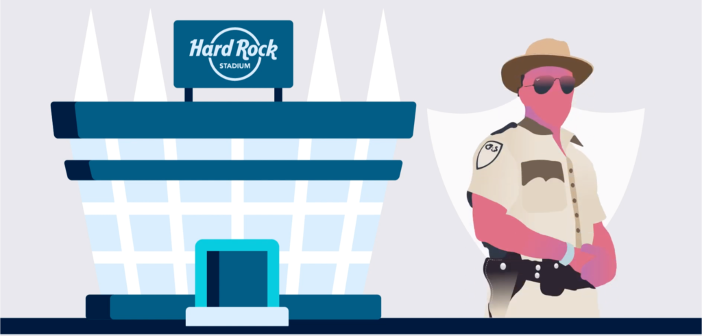 Miami Dolphins stadium security technology | Stadia Magazine