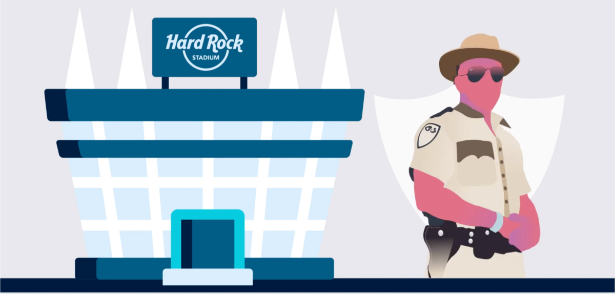 Miami Dolphins stadium security technology | Stadia Magazine