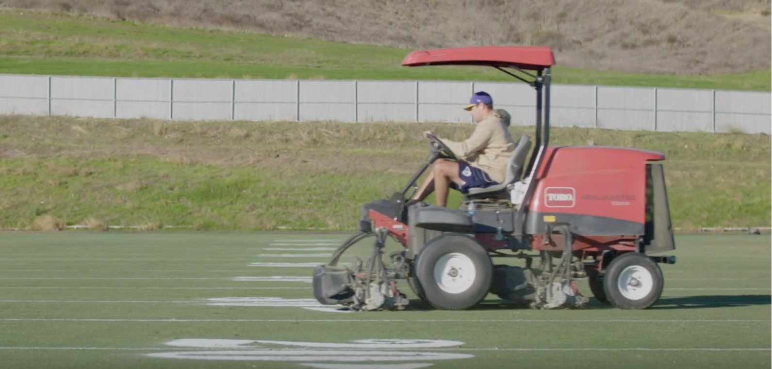 Preparing the Los Angeles Rams’ practice field | Stadia Magazine