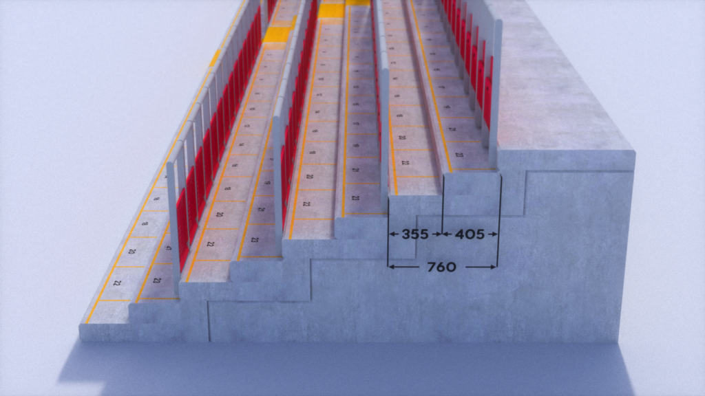 First-of-its-kind standing seat system announced for the UK | Stadia ...