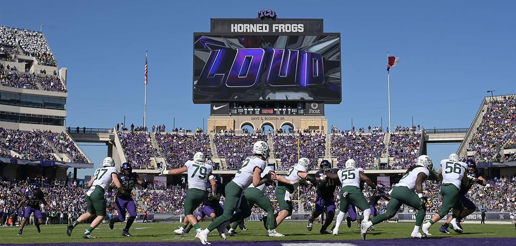 L-Acoustic’s audio upgrade installation at TCU’s Amon G. Carter Stadium ...