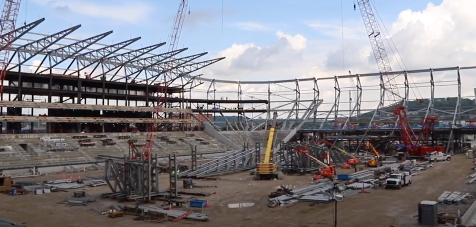 FC Cincinnati’s West End Stadium construction update | Stadia Magazine
