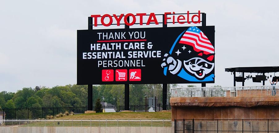 New LED video display installed at Toyota Field | Stadia Magazine
