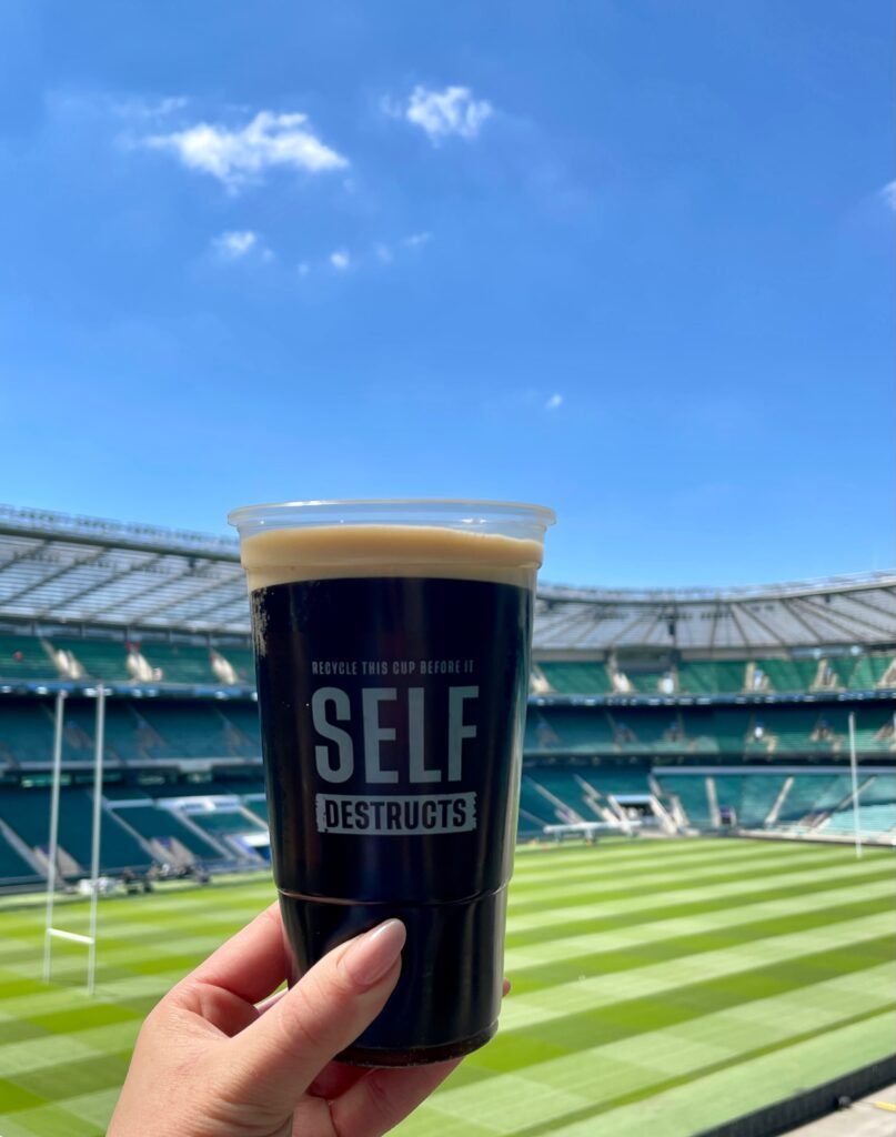 Twickenham Stadium rolls out ‘self-destructing cups’ to tackle ocean ...