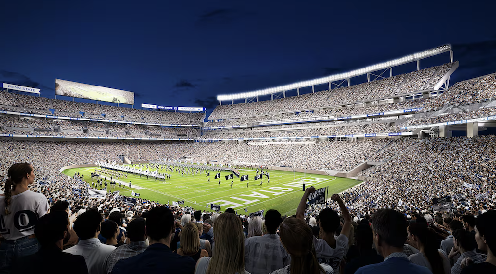 Populous share renderings of $700m Beaver Stadium renovation | Stadia ...