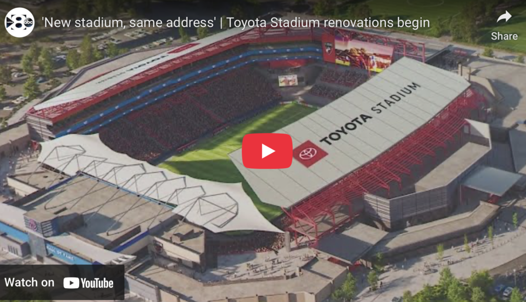 VIDEO: Toyota Stadium reconstruction begins | Stadia Magazine