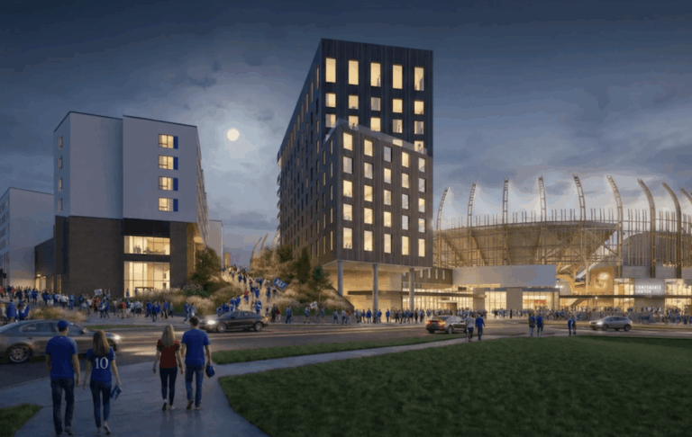 $450m plan unveiled for David Booth Kansas Memorial Stadium ...